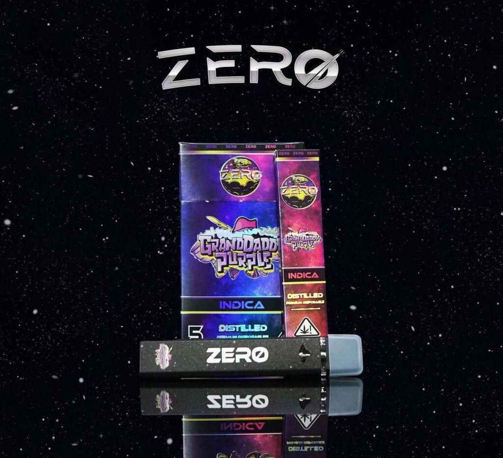 Zero Gravity Disposables - Zero Granddaddy Purple - Zero Disposable